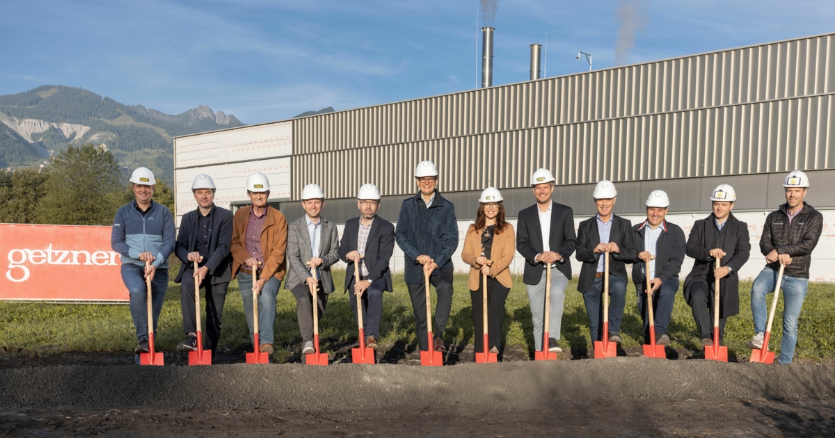 Getzner Textil: Ground-breaking ceremony
